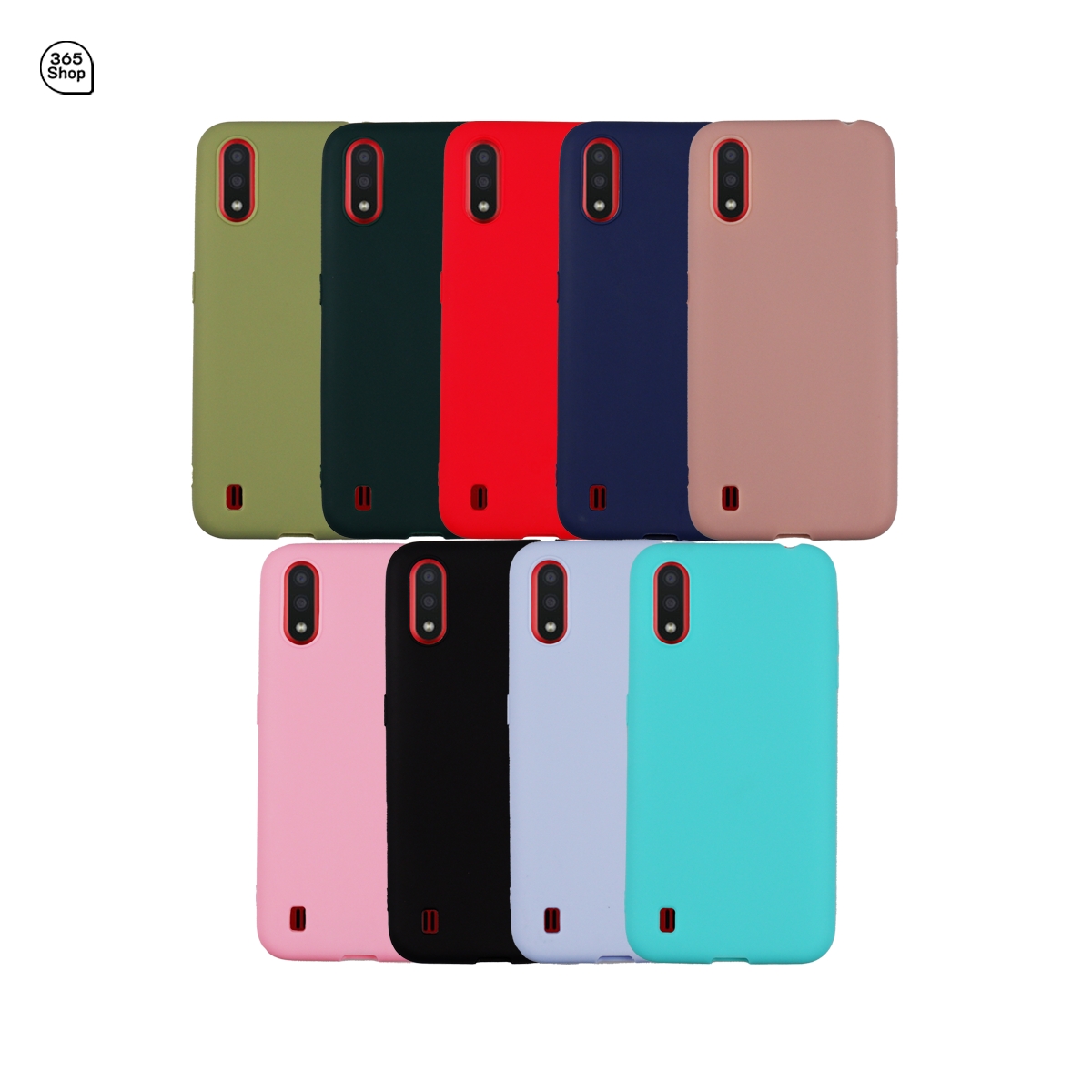 เคส Samsung Galaxy A01 SM-A015F/DS เคสซิลิโคนนิ่ม สีพาสเทล TPU บาง ...