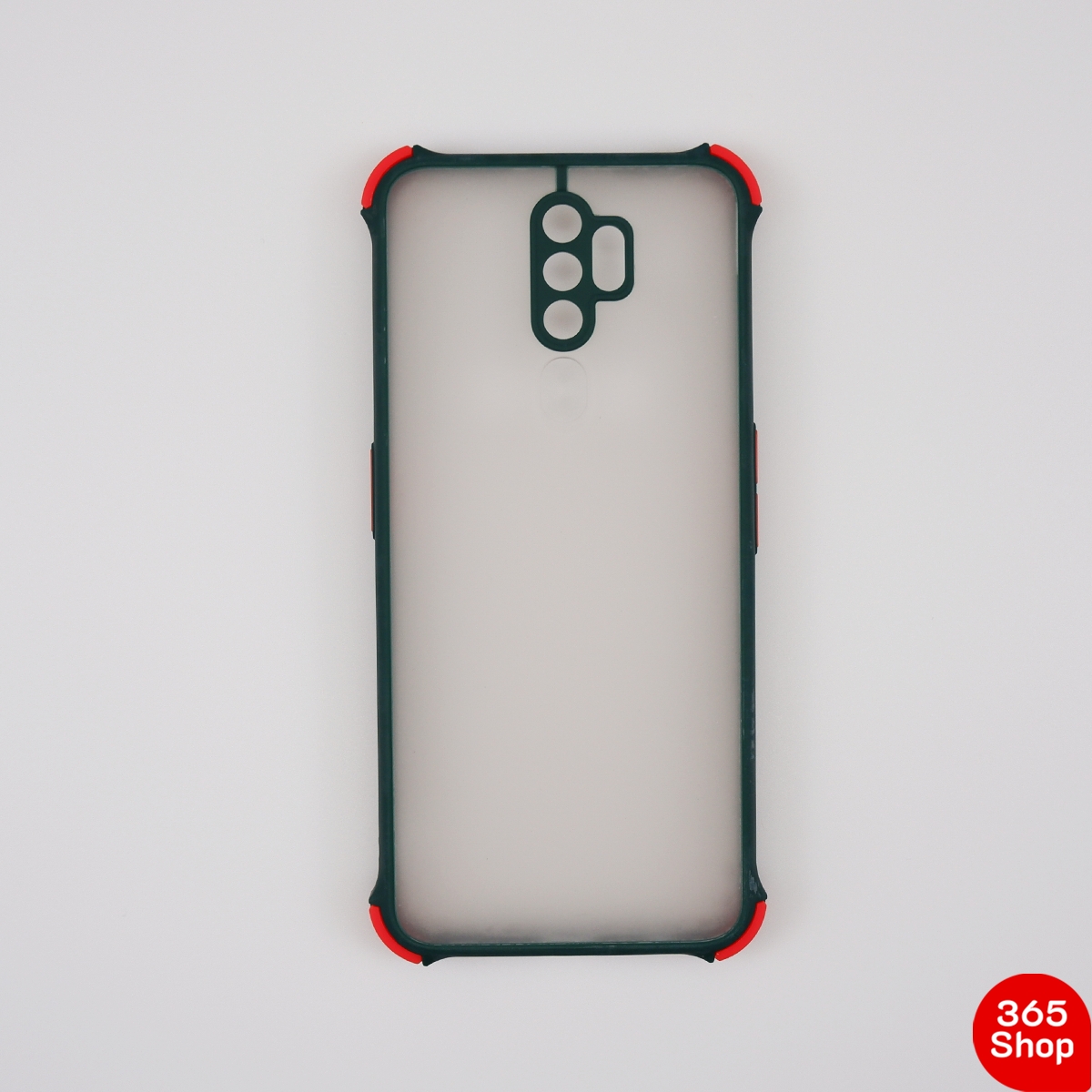 เคส OPPO A5 2020 A9 2020 CPH1931 CPH1937 เคสแข็งหลังขุ่น ขอบสีนิ่ม กัน ...