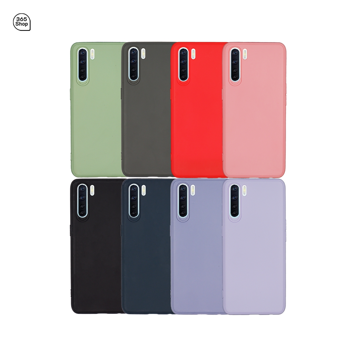 เคส OPPO A91 F15 CPH2001 เคสซิลิโคนนิ่ม กันกล้อง สีพาสเทล TPU หนา | 365shop