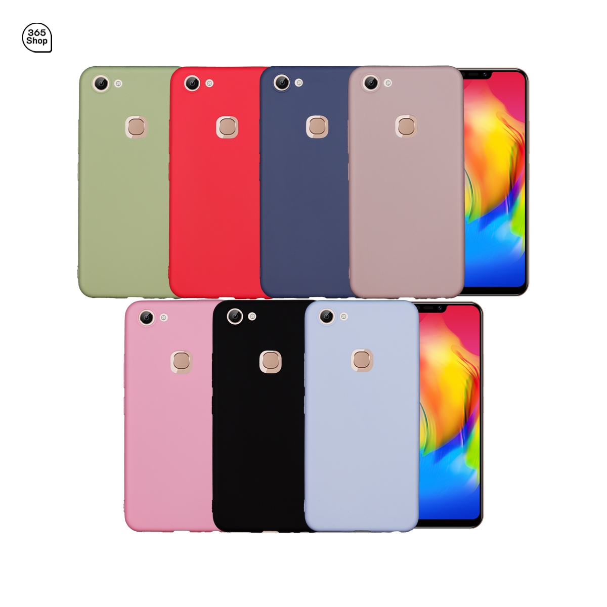 เคส Vivo Y83 ตรงรุ่น vivo 1802 เคสซิลิโคนนิ่ม สีพาสเทล | 365shop