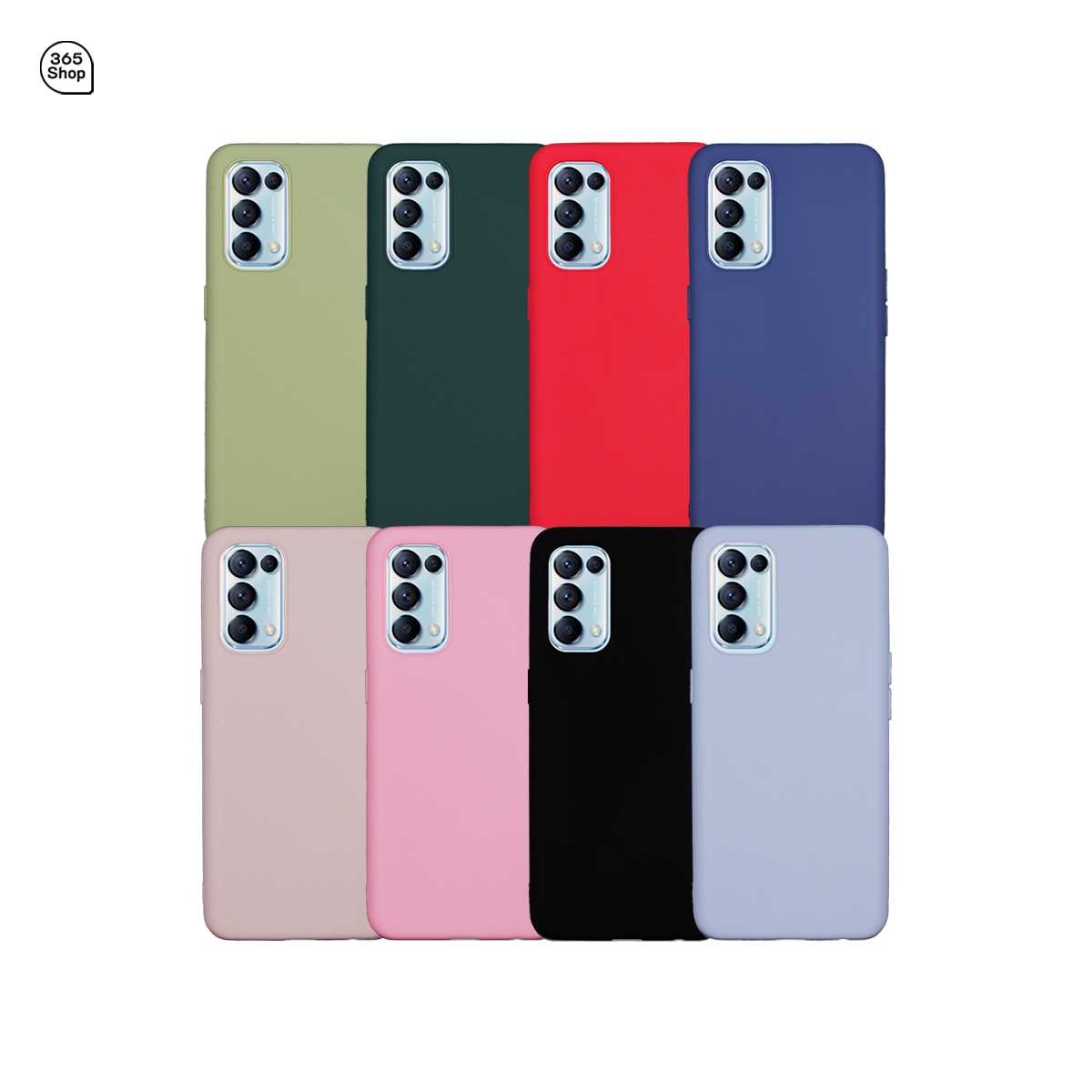 เคส OPPO Reno 5 4G 5G Reno5 CPH2159 CPH2145 เคสซิลิโคนนิ่ม สีพาสเทล TPU ...