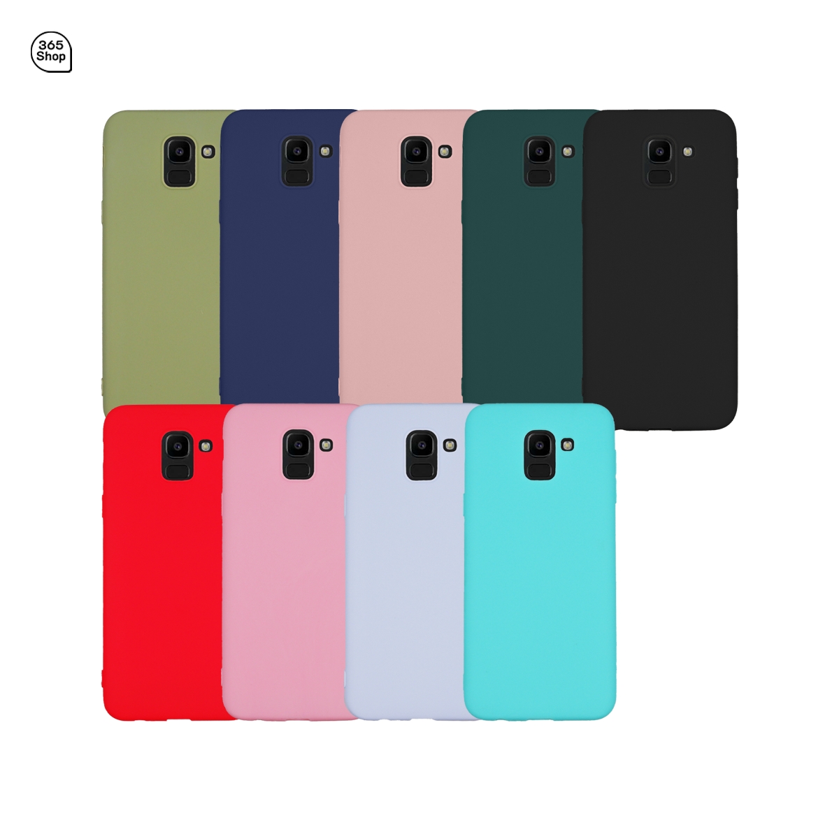 เคส Samsung Galaxy J6 2018 SM-J600G/DS เคสซิลิโคนนิ่ม สีพาสเทล TPU บาง ...