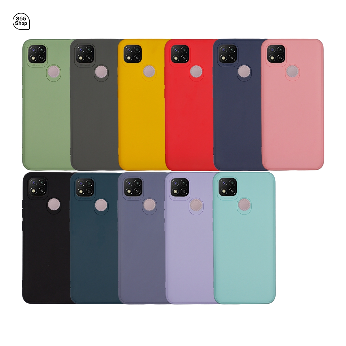 เคส Xiaomi Redmi 9C เคสซิลิโคนนิ่ม กันกล้อง สีพาสเทล TPU หนา | 365shop