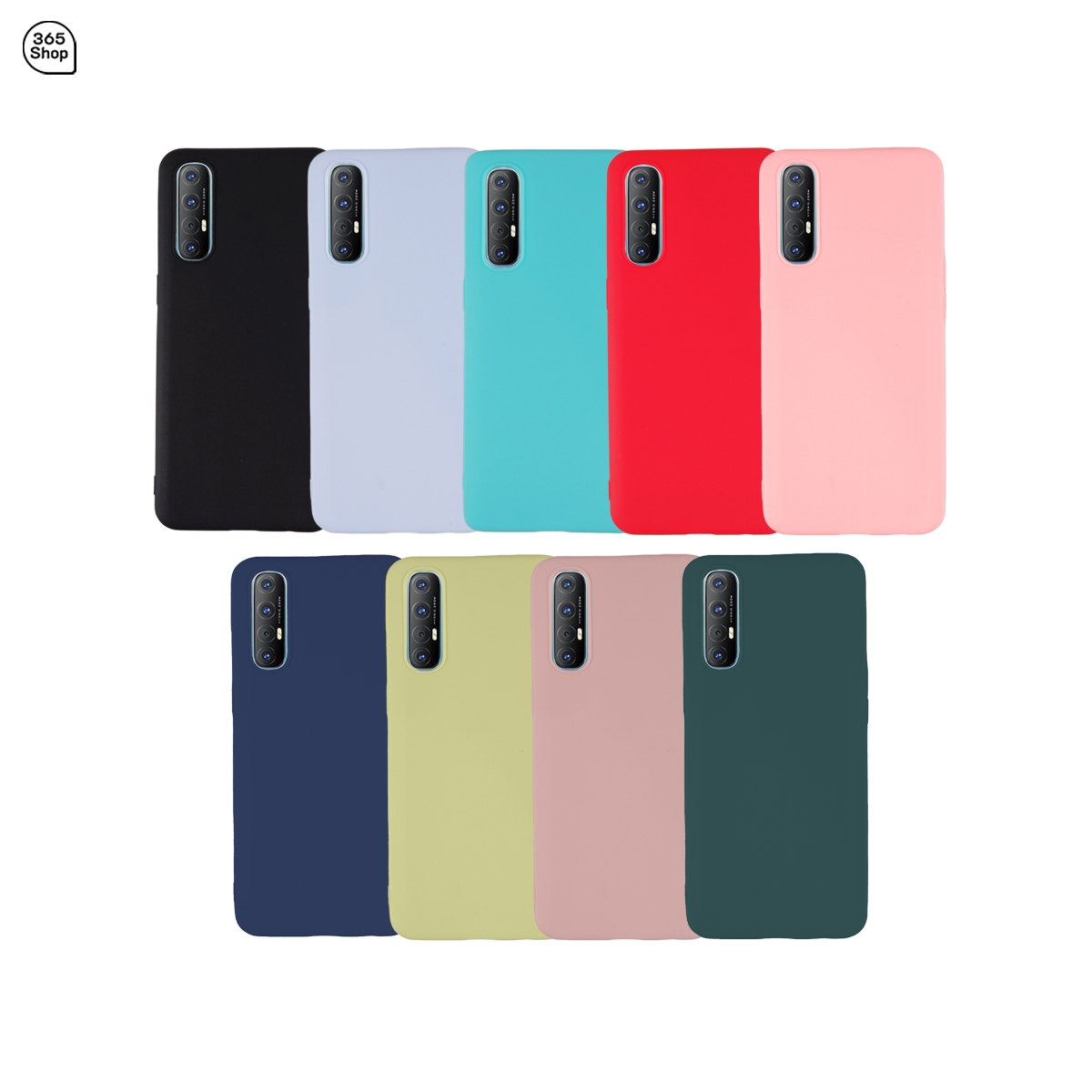 เคส OPPO Reno 3 Pro ตรงรุ่น เครื่องไทย CPH2037 เคสซิลิโคนนิ่ม สีพาสเทล ...