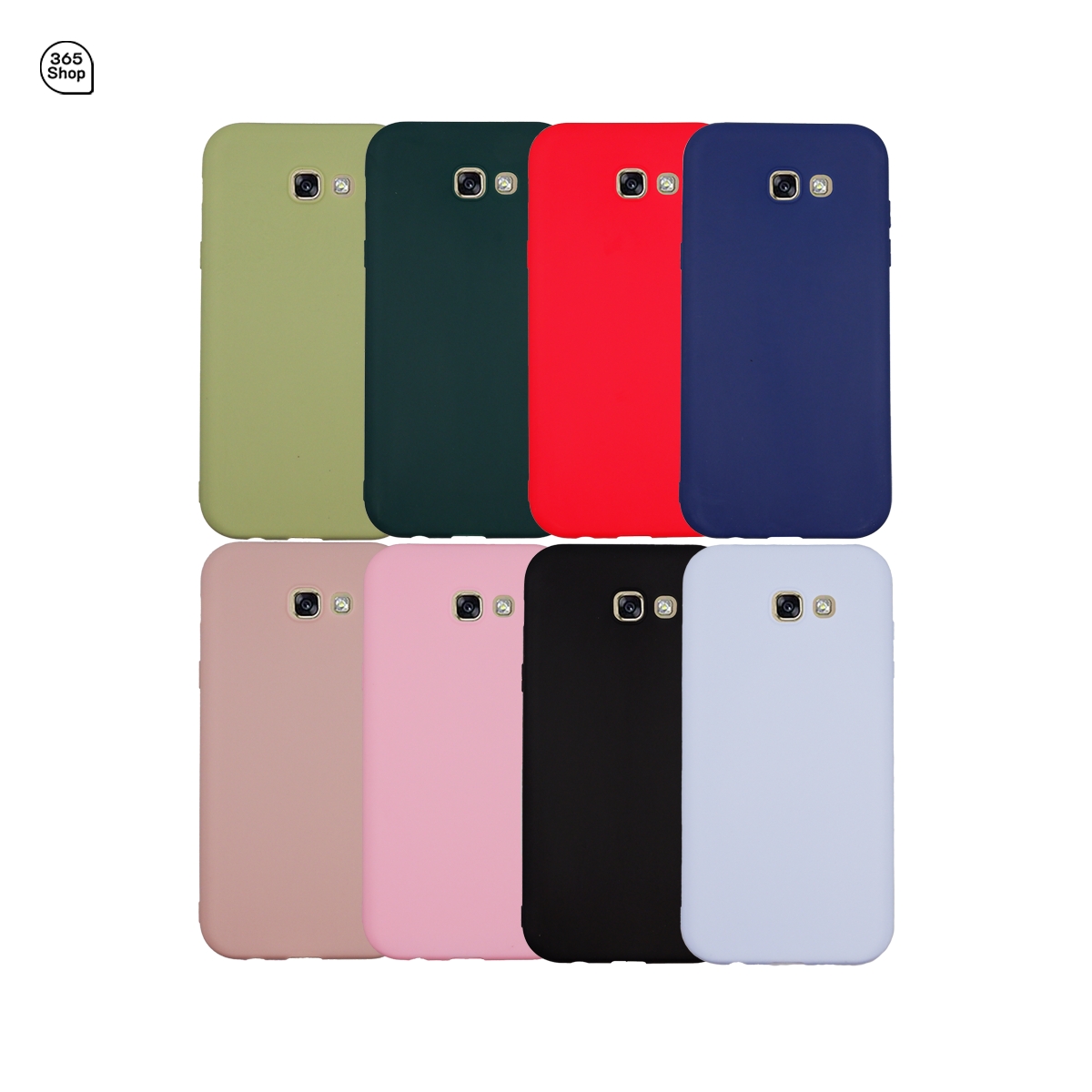 เคส Samsung Galaxy A7 2017 SM-A720F/DS เคสซิลิโคนนิ่ม สีพาสเทล TPU บาง ...