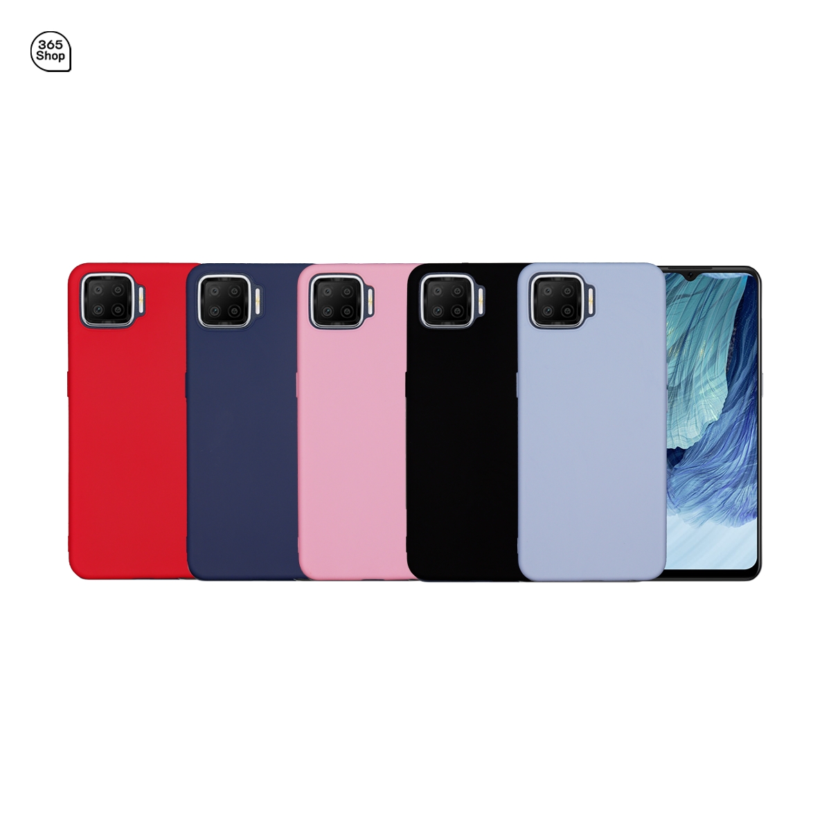 เคส OPPO A73 2020 F17 CPH2095 เคสซิลิโคนนิ่ม สีพาสเทล TPU บาง | 365shop