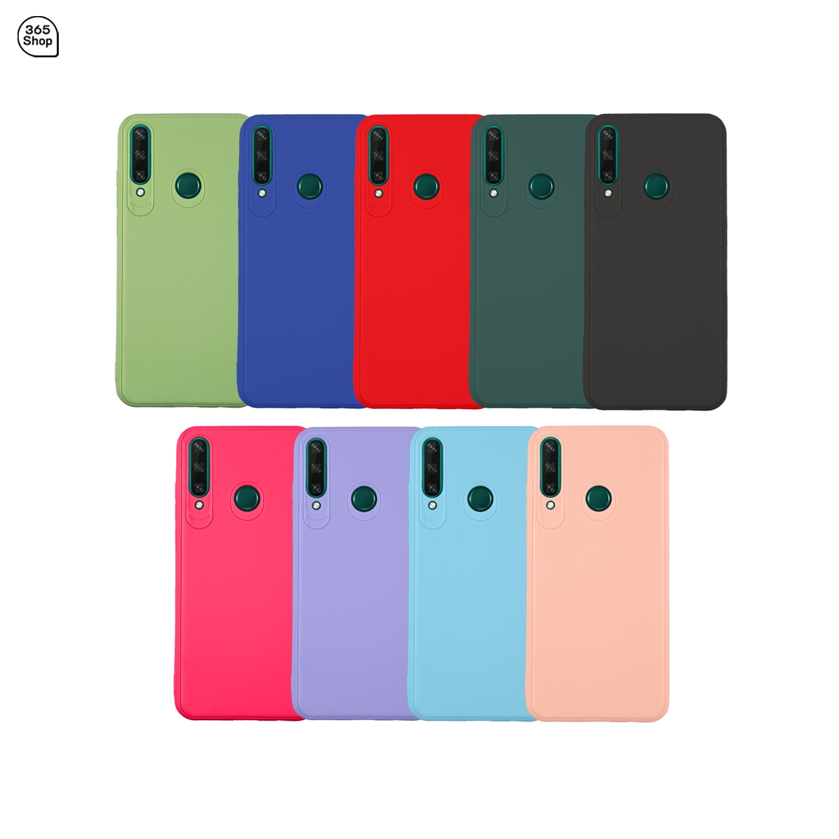 เคส Huawei Y6P 2020 MED-LX9 เคสซิลิโคนนิ่ม กันกล้อง สีพาสเทล TPU หนา ...